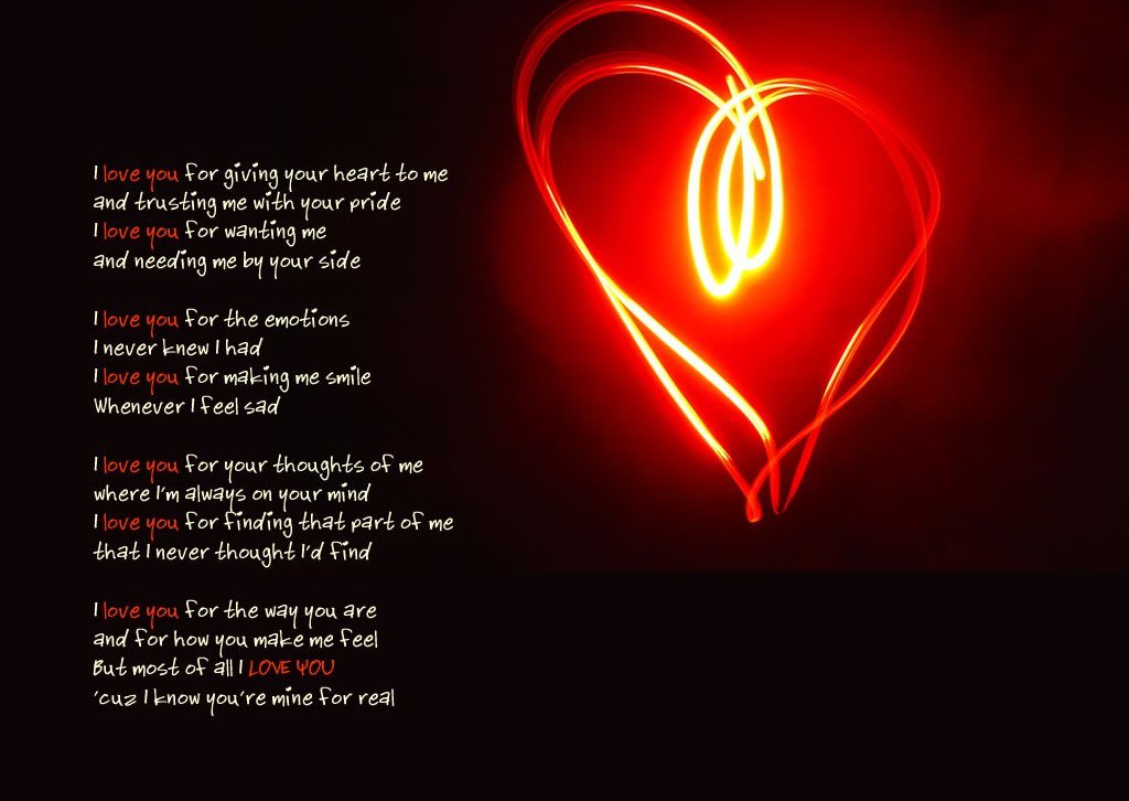 30 Cute And Romantic Love Poems