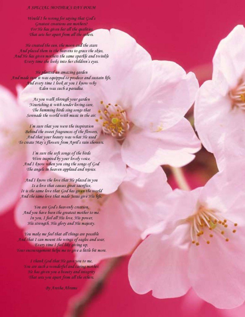 Best Mothers Day Poems