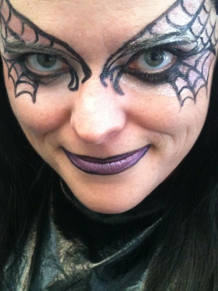 25 Outstanding Halloween Spider Makeup Ideas