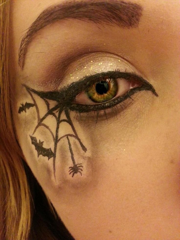 25 Outstanding Halloween Spider Makeup Ideas