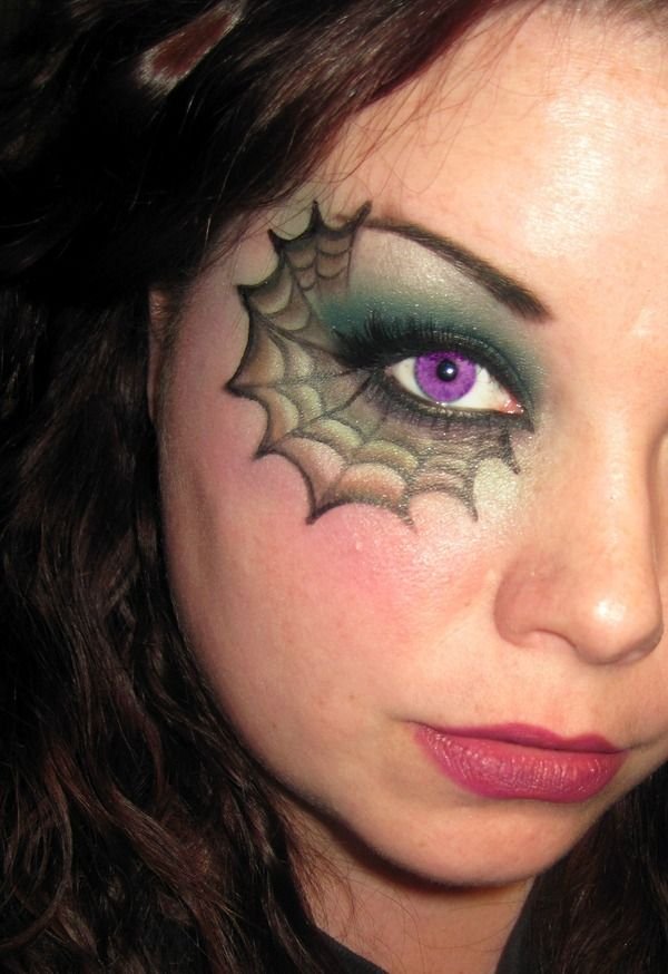 25 Outstanding Halloween Spider Makeup Ideas