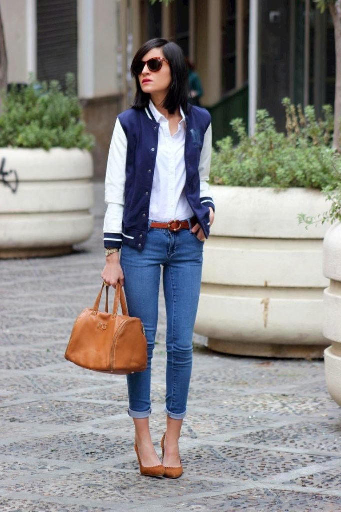 Modern Varsity Jacket Outfit Ideas For Women